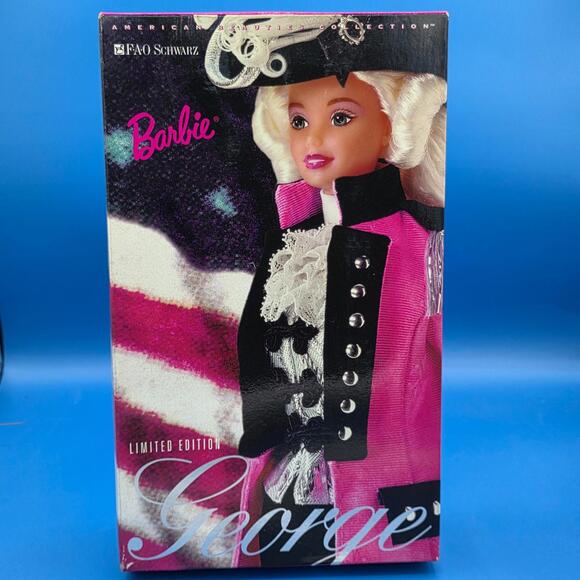 Mattel | Toys | Nib 996 Mattel George Washington Barbie 17557 | Poshmark